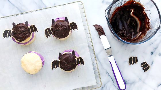 Bat Ube Cream Puffs For Halloween - Food.com