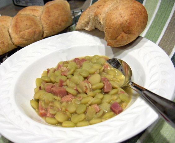 Southern Lima Butter Beans With Ham Bits Recipe - Food.com