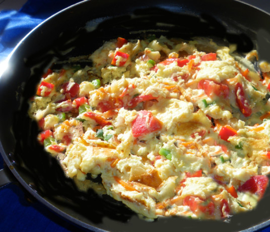 Scrambled Eggs With Vegetables Recipe - Food.com