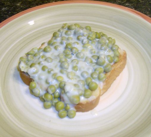 Creamed Peas On Toast Recipe - Food.com